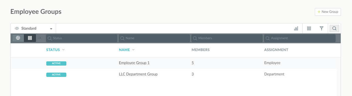 How do I create employee groups?