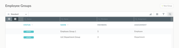 How do I create employee groups?