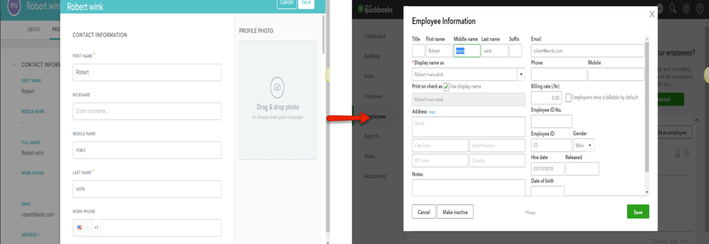 QuickBooks Online Integration