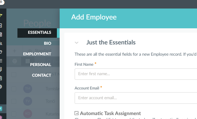 How to add a new Employee?