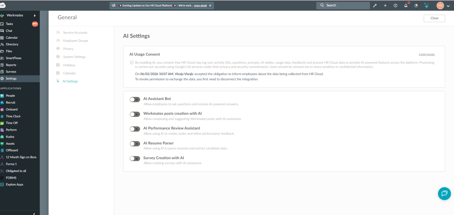 AI Settings