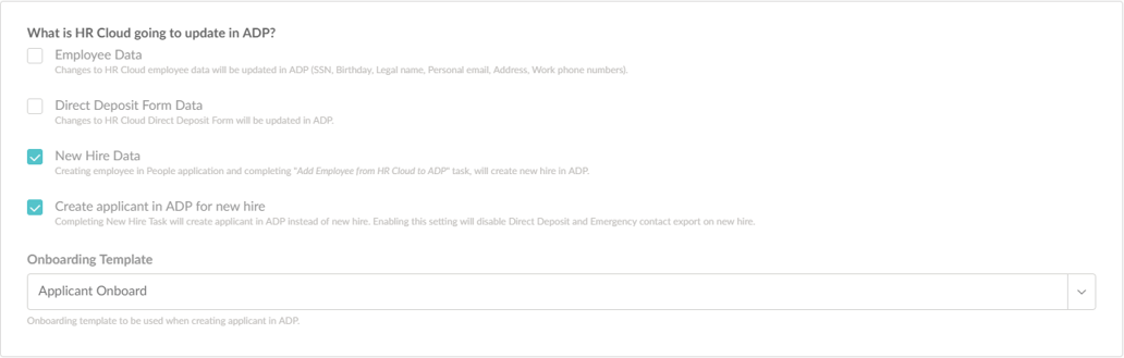 ADP TotalSource Integration Details