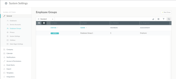 How do I create employee groups?