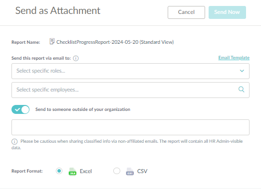 How to set up sending Reports via Email?