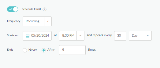 How to set up sending Reports via Email?